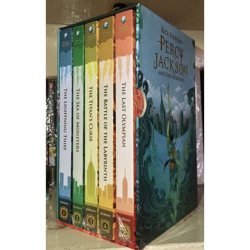 Jual NOVEL PERCY JACKSON BOX SET (BOOKED) | Shopee Indonesia