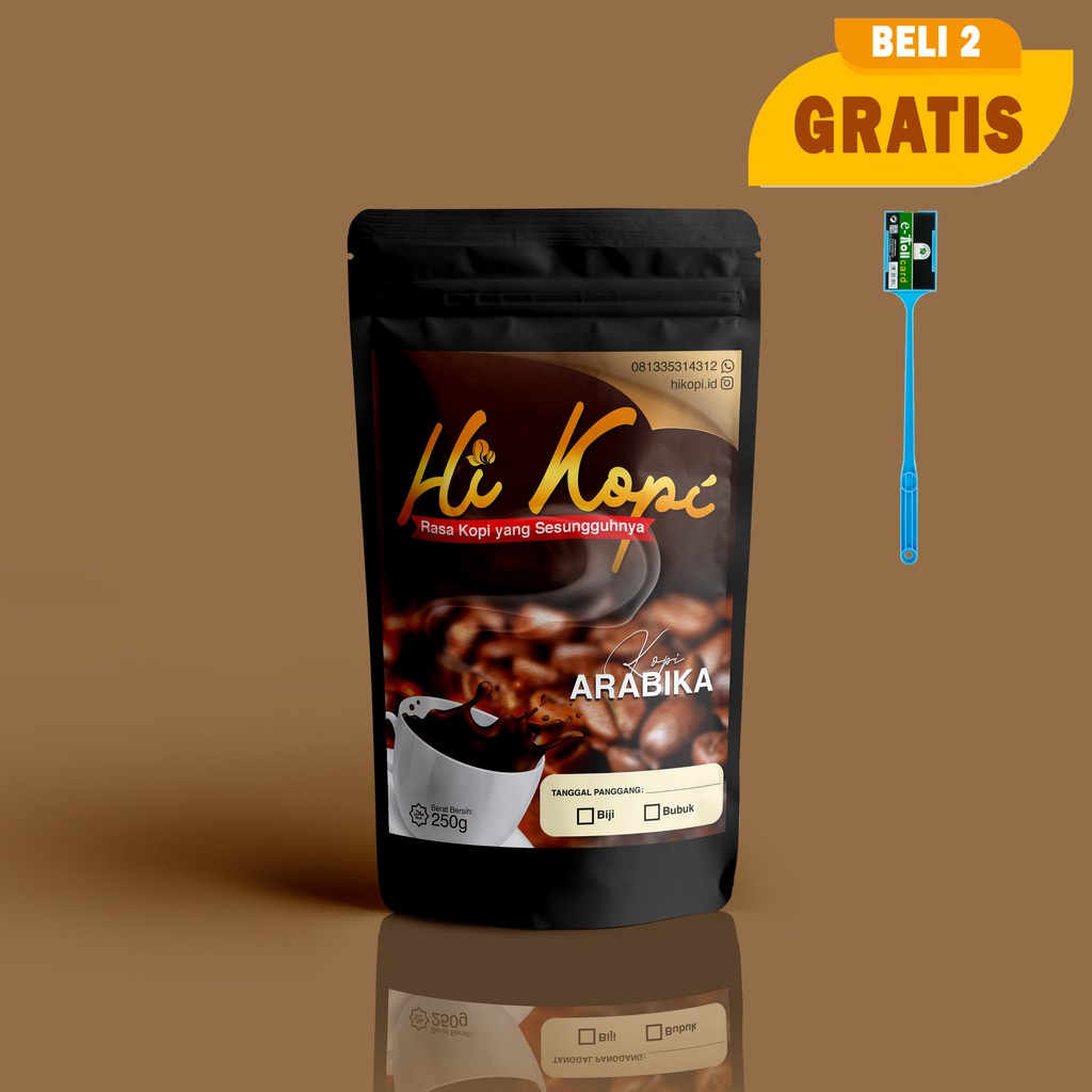 Jual HI KOPI ARABIKA (POUCH/250GR) | Shopee Indonesia
