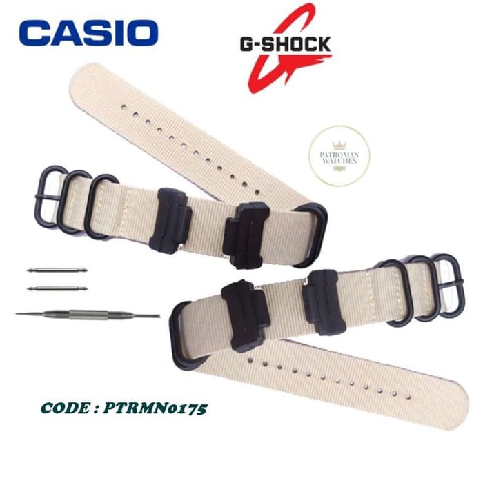 Jual Nylon Zulu Watch Strap G-Shock Nato Adapter Adaptor Black CRAME ...