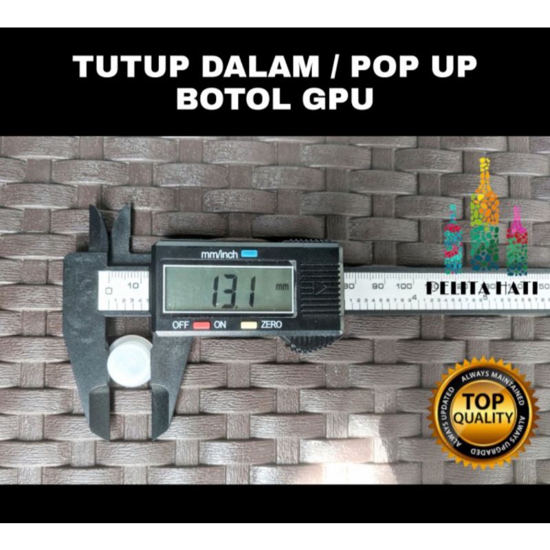 Jual Tutup Dalam Sumbat Pop Up Botol Gpu Minyak Angin | Shopee Indonesia