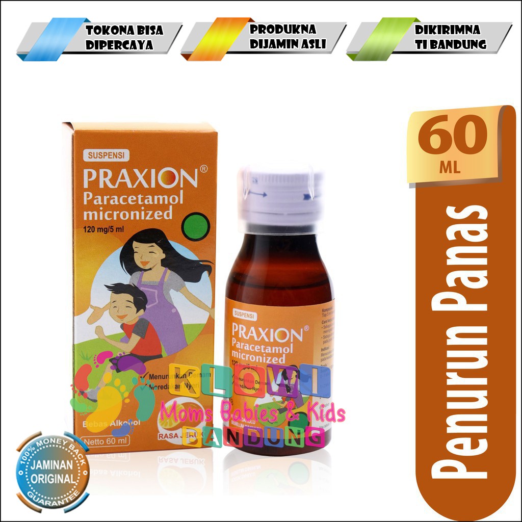 Jual Praxion Rasa Jeruk 60ML (Penurun Panas) | Shopee Indonesia