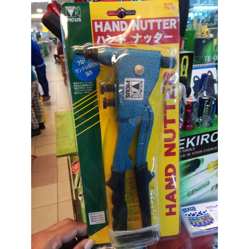 Jual tang nut rivet TAIYO Original jepang - Hand Nutter PICUS TN-30 | Shopee Indonesia