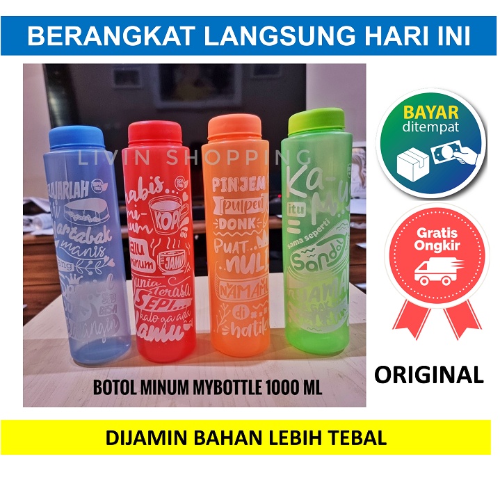 Jual Biggy 1L 1 L Liter 1Liter My Bottle Mybottle Botol Thumbler Air ...