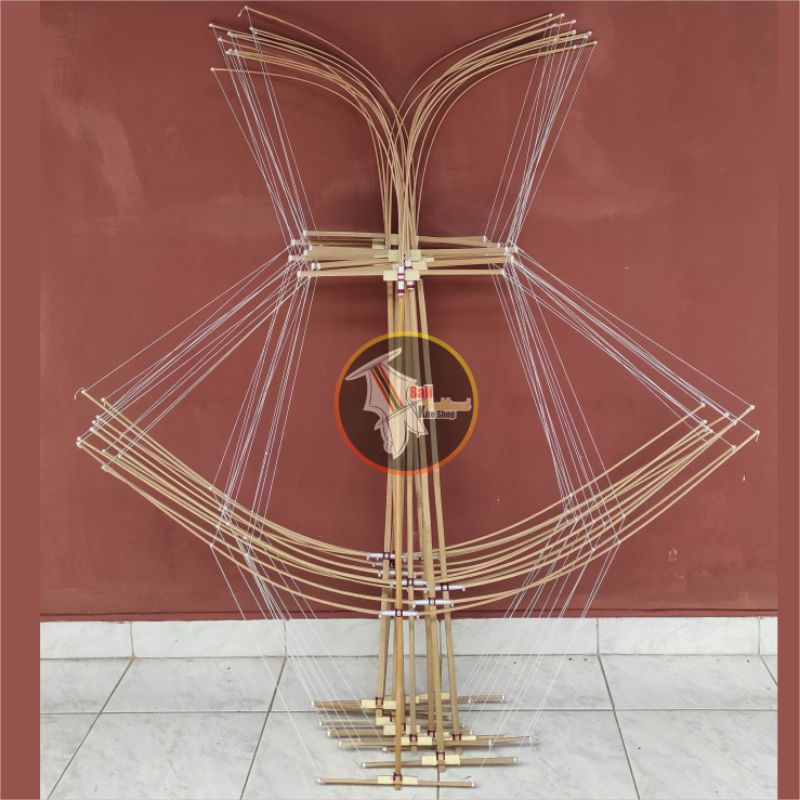 Jual rangka layangan cotek lawas bongkar pasang knockdown lebar 110cm x ...