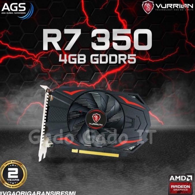Jual Vga Card Vurrion Ati Radeon R7 350 4Gb Ddr5 128Bit Garansi Resmi ...