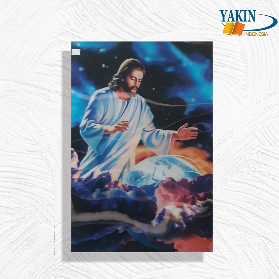 Jual POSTER/WALLPAPER DINDING 3D YESUS KRISTUS (vers 1) | Shopee Indonesia