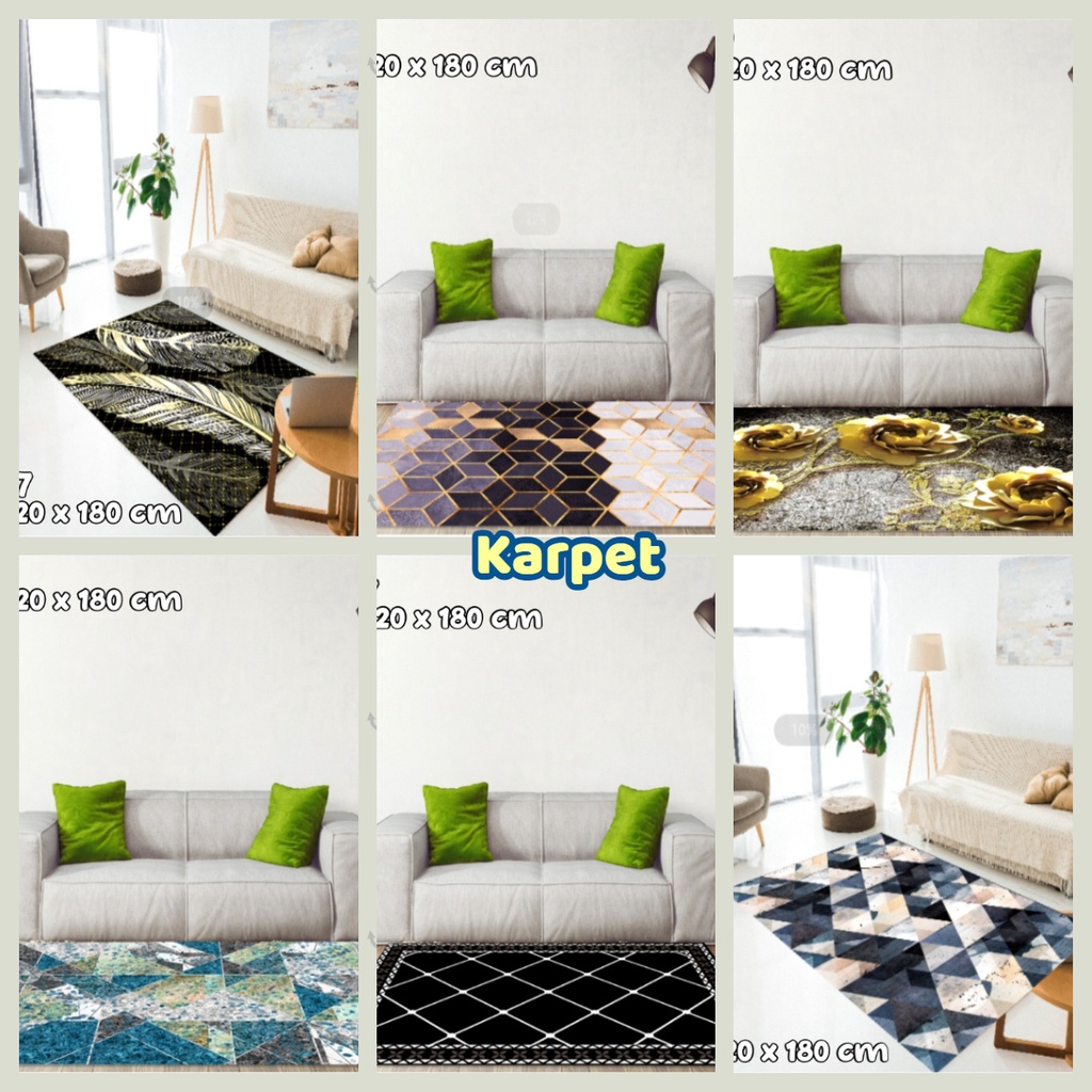 Jual Karpet Lantai Permadani Alas Lantai Anti Slip 120cm x 180cm WD ...