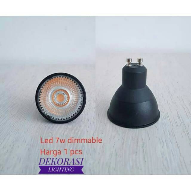 Jual Lampu bohlam halogen led 7w fiting kaki GU10 dimmable | Shopee ...