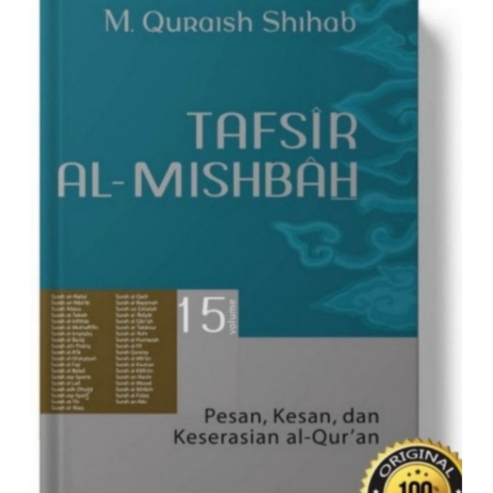 Jual Tafsir Almisbah Jilid 15 Al Misbah Tafsir Al-Misbah | Shopee Indonesia