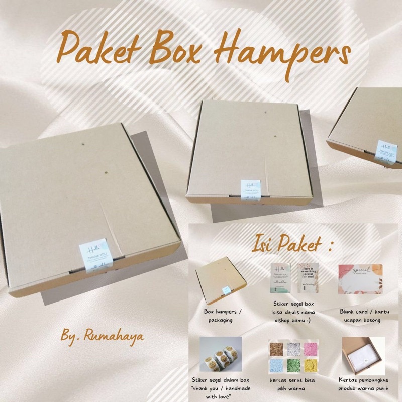 Jual Paket Box Hampers lengkap | Box package | Gift Box | Box lengkap ...