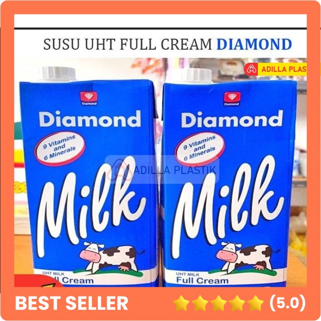 Jual Susu UHT Diamond Full Cream 1 Liter | Shopee Indonesia