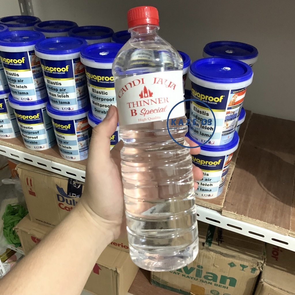 Jual PREMIUM THINNER B SPECIAL CANDI JAYA TERATAI 1 LITER / 1LITER ...