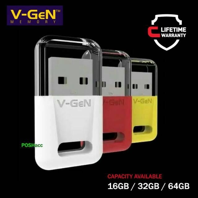 Jual Vgen Atom Flashdisk 16GB 32GB 64GB Water Proof V-GeN Lifetime ...
