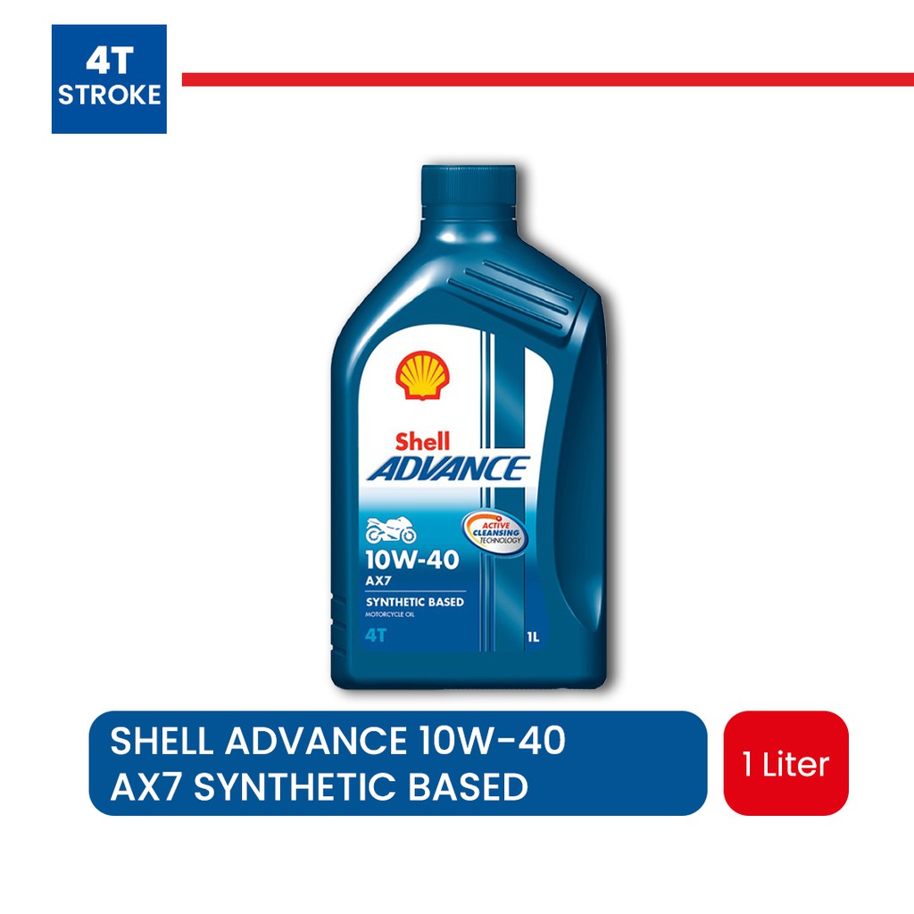 Jual Oli Motor Shell Advance AX7 Scooter Matic 10W-40 1L | Shopee Indonesia
