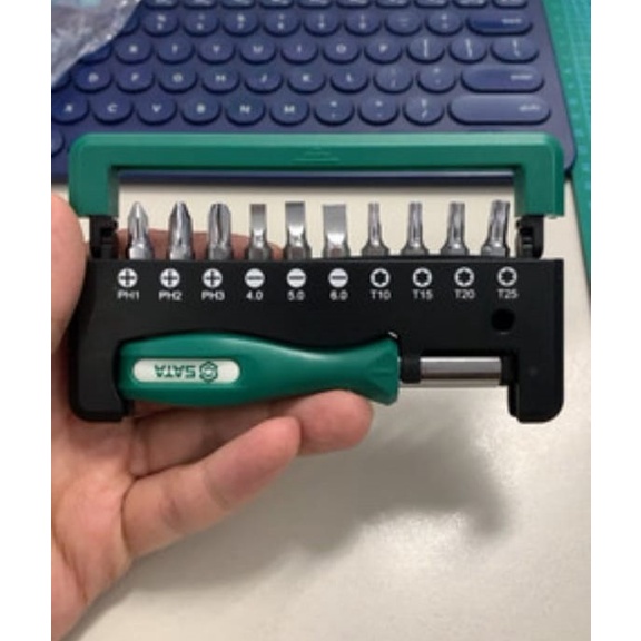 Jual SATA 05487 Mata Obeng Set 10 Pcs Screwdriver Bit Set | Shopee ...