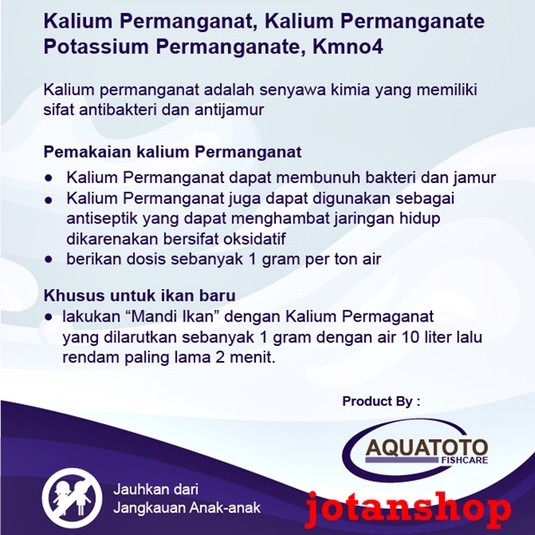 Msds Kalium Permanganat (Kmno4) PDF, 51% OFF