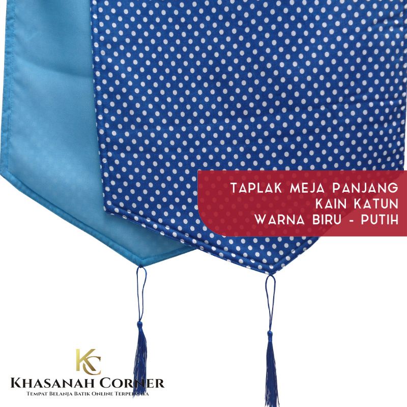 Jual Taplak Meja Panjang 200x36 cm Runner Table Cover Kain Katun Warna ...
