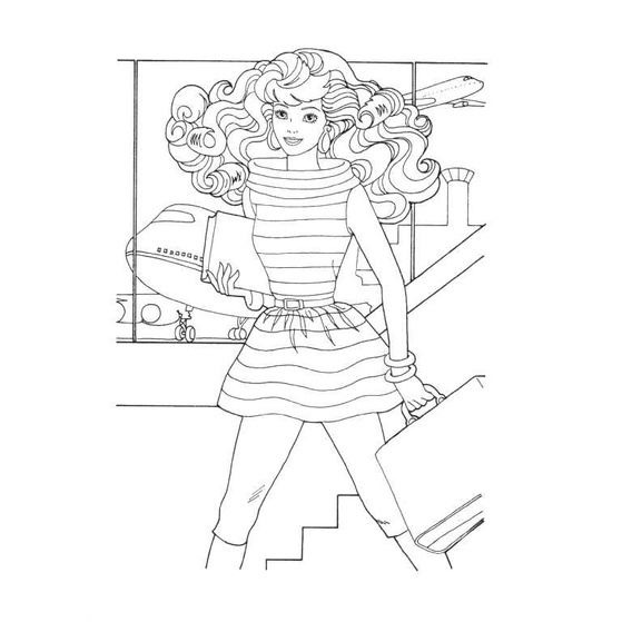 Jual Gambar Sketsa Mewarnai / Barbie / Part 2 / Gambar Sketsa / Gambar ...