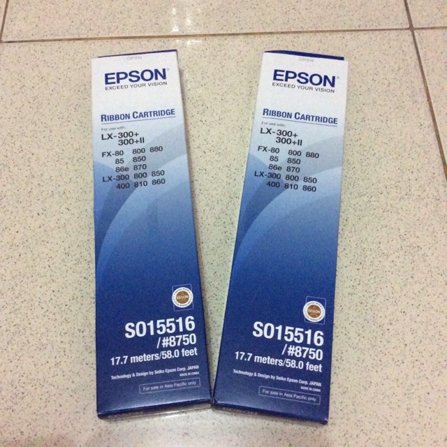Jual Pita Printer Epson / Ribbon Catridge 8750/LX-300/800 (Original ...