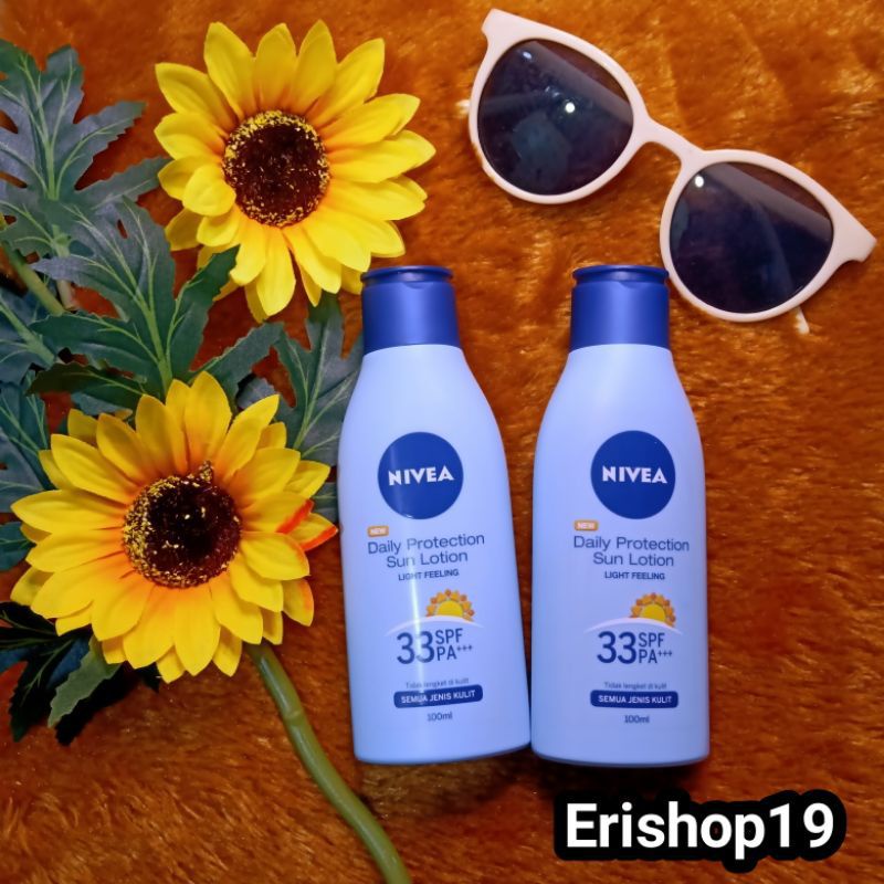 Jual NIVEA Body Lotion Daily Protection Sun SPF 33 PA+++ Sun Block ...