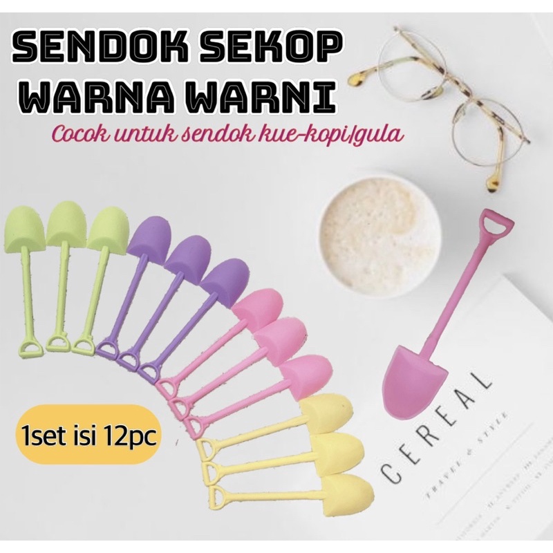 Jual AZ SENDOK DESSERT CAKE PUDING KOPI GULA BENTUK SEKOP isi 12pcs ...