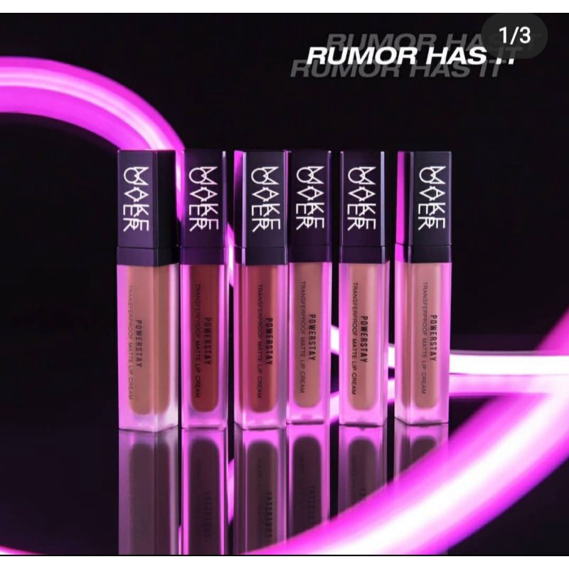 Jual [NEW Limited Edition] MAKE OVER Powerstay Transferproof Matte Lip ...