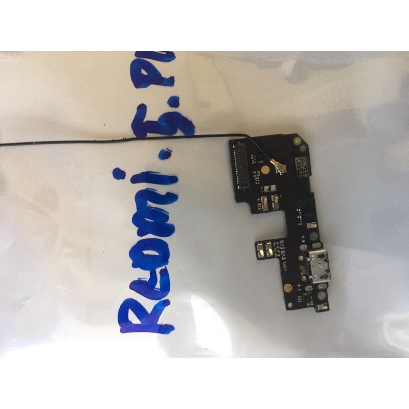 Jual PAPAN PCB / KONEKTOR CAS REDMI 5 PLUS ORIGINAL | Shopee Indonesia