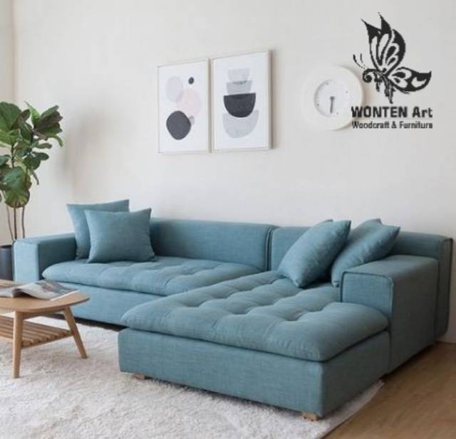 Jual Satu set Sofa Living Room + Meja Kecil - Wonten Art Family Chair ...