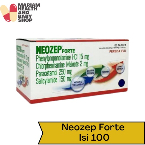 Jual Neozep Forte Box isi 100 Tablet - Obat Flu dan Demam | Shopee ...