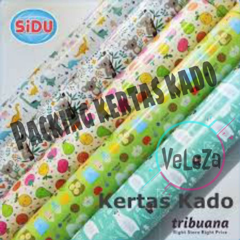 Jual Kertas kado / packing kertas kado / bungkus kado perlembar ...