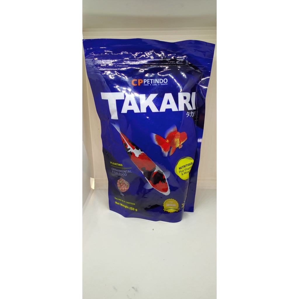 Jual TAKARI FISH FOOD PAKAN PELET MAKANAN SEMUA IKAN HIAS 1 MM & 2 MM ...