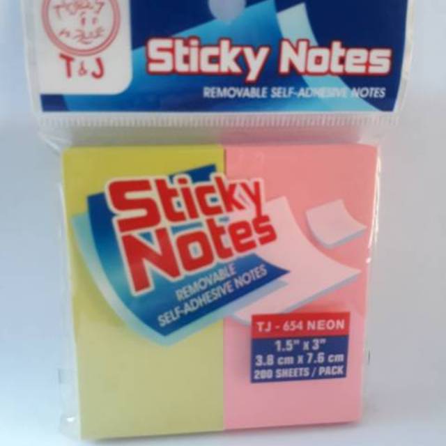 Jual Sticky Notes Tom & Jerry TJ-654 Neon | Shopee Indonesia