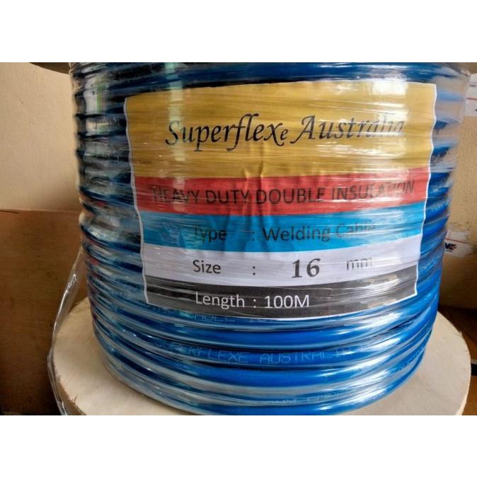 Jual Kabel Las Full Tembaga 16Mm Super Flexible Ecer Per Meter | Shopee ...