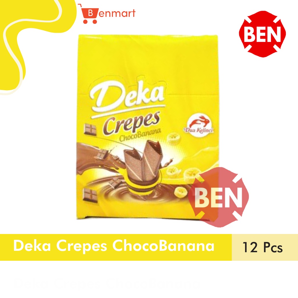 Jual Deka Crepes ChocoBanana 1 Pak Box 12 Pcs - Choco Banana Coklat ...
