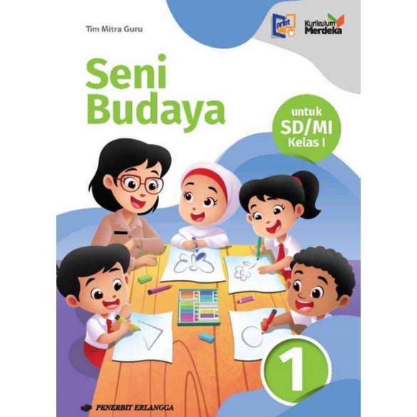 Jual SENI BUDAYA UNTUK SD/MI KELAS 1 KURIKULUM MERDEKA ERLANGGA ORIGINAL | Shopee Indonesia