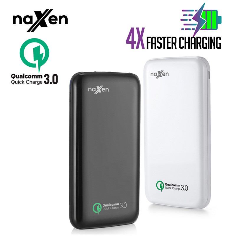 Jual Powerbank 10000mAh Quick Charge 3.0 Naxen Original Real Capacity ...