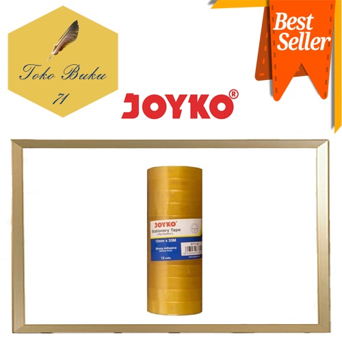 Jual SELOTAPE / STATIONERY TAPE STT-30 / PITA PEREKAT SELOTIP JOYKO STT-30 (12mmX33m) | Shopee ...