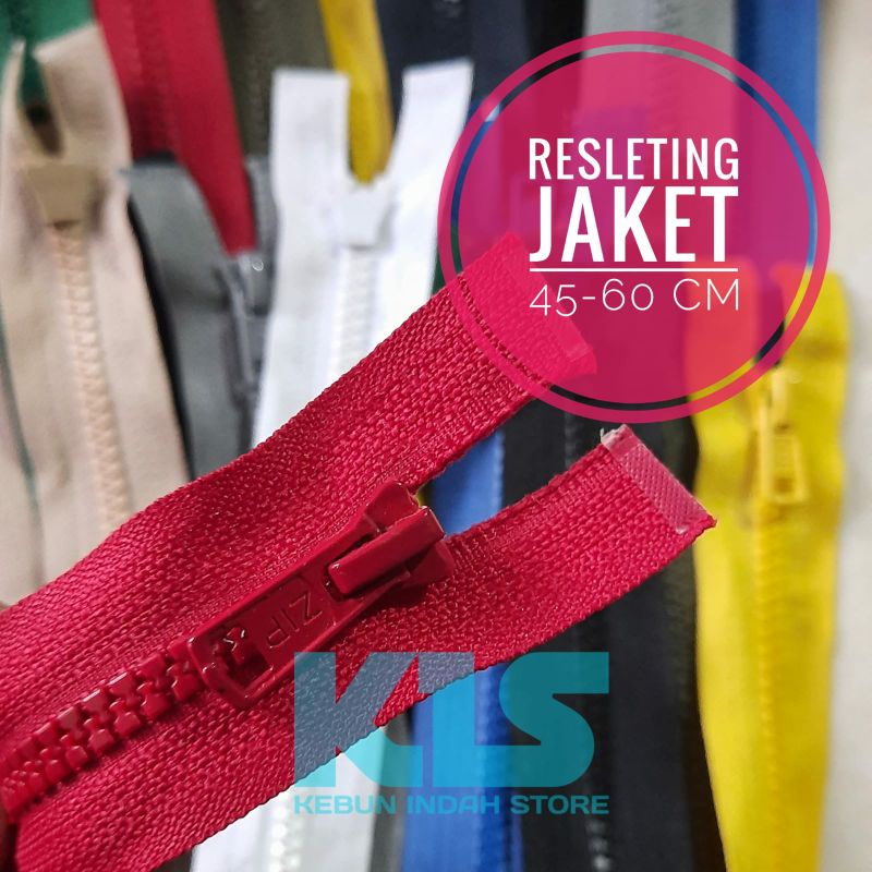 Jual Resleting Jaket ZIP 45cm, 50cm, 55cm, 60cm | Shopee Indonesia