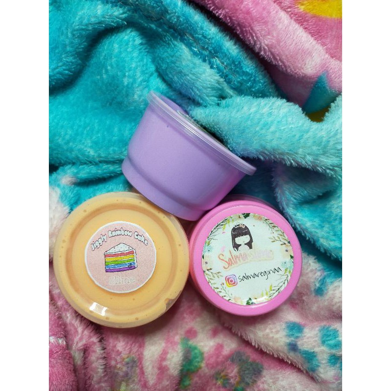 Jual jiggly Rainbow Cake slime || by:Salma slime || 100gr | Shopee ...