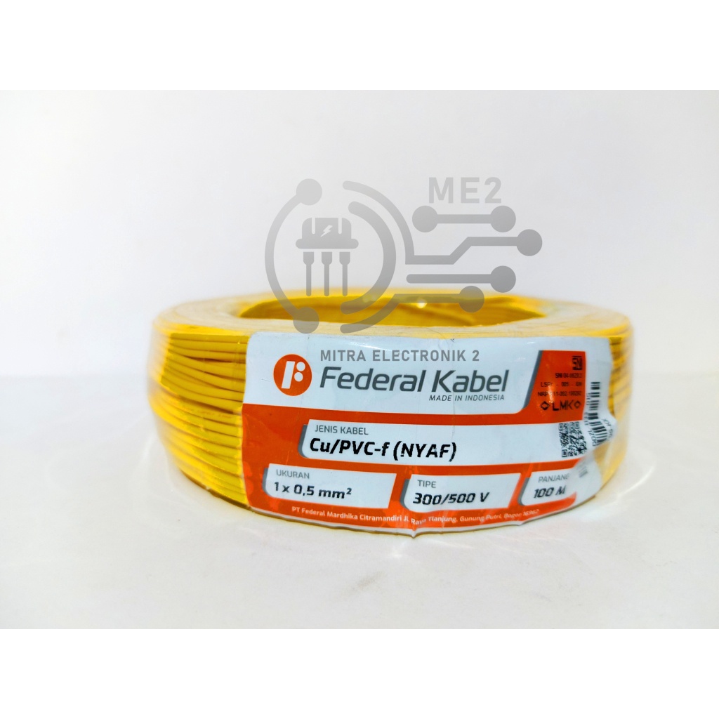 Jual Makita Federal Kabel Serabut Awg Tembaga ukuran 1x0,5mm | Shopee Indonesia