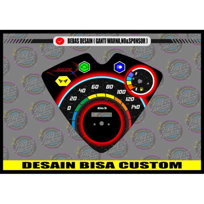 Jual Speedometer custom Mio J panel spido meter | Shopee Indonesia