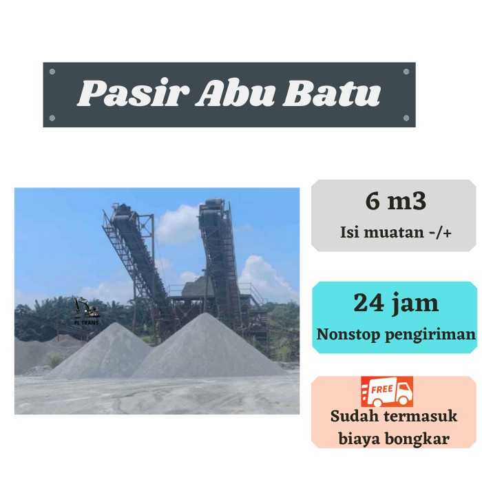 Jual Pasir Abu Batu Pasang Material Konstruksi Cor Pondasi Konblok ...