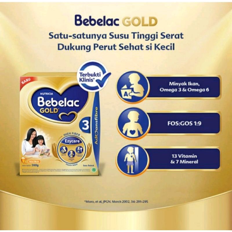 Jual Bebelac Gold 3 Kemasan 700gr | Shopee Indonesia