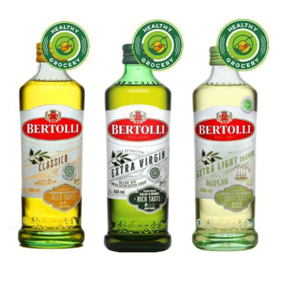 Jual Bertolli 500 ml Extra Virgin / Extra Light / Classico / Olive Oil ...