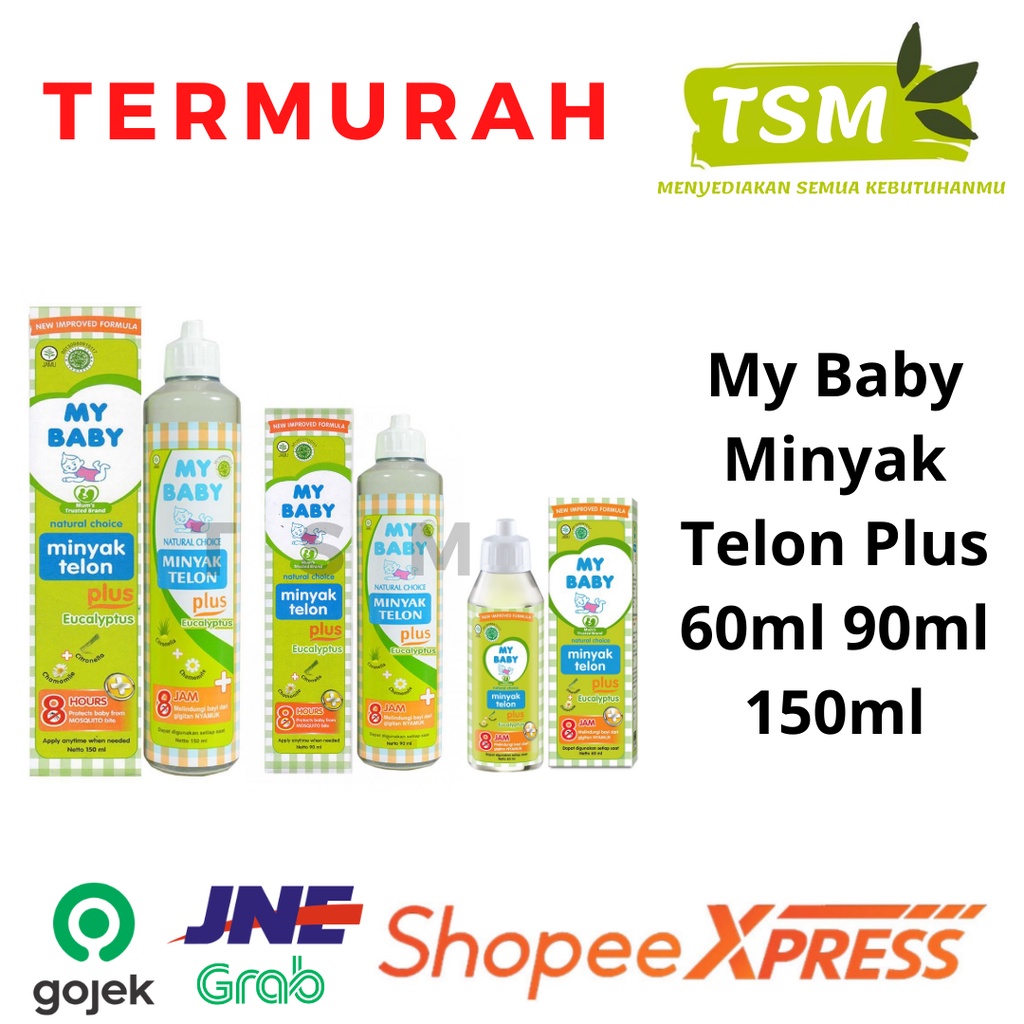 Jual MY BABY Minyak Telon plus Eucalyptus 60 ml 90 ml 150 ml | Shopee ...
