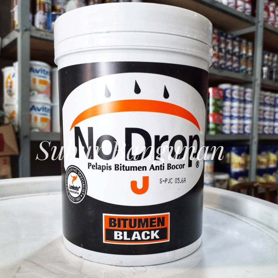 Jual Cat Pelapis No Drop BITUMEN BLACK 1 Kg Nodrop Anti Bocor - WATERPROOF- | Shopee Indonesia