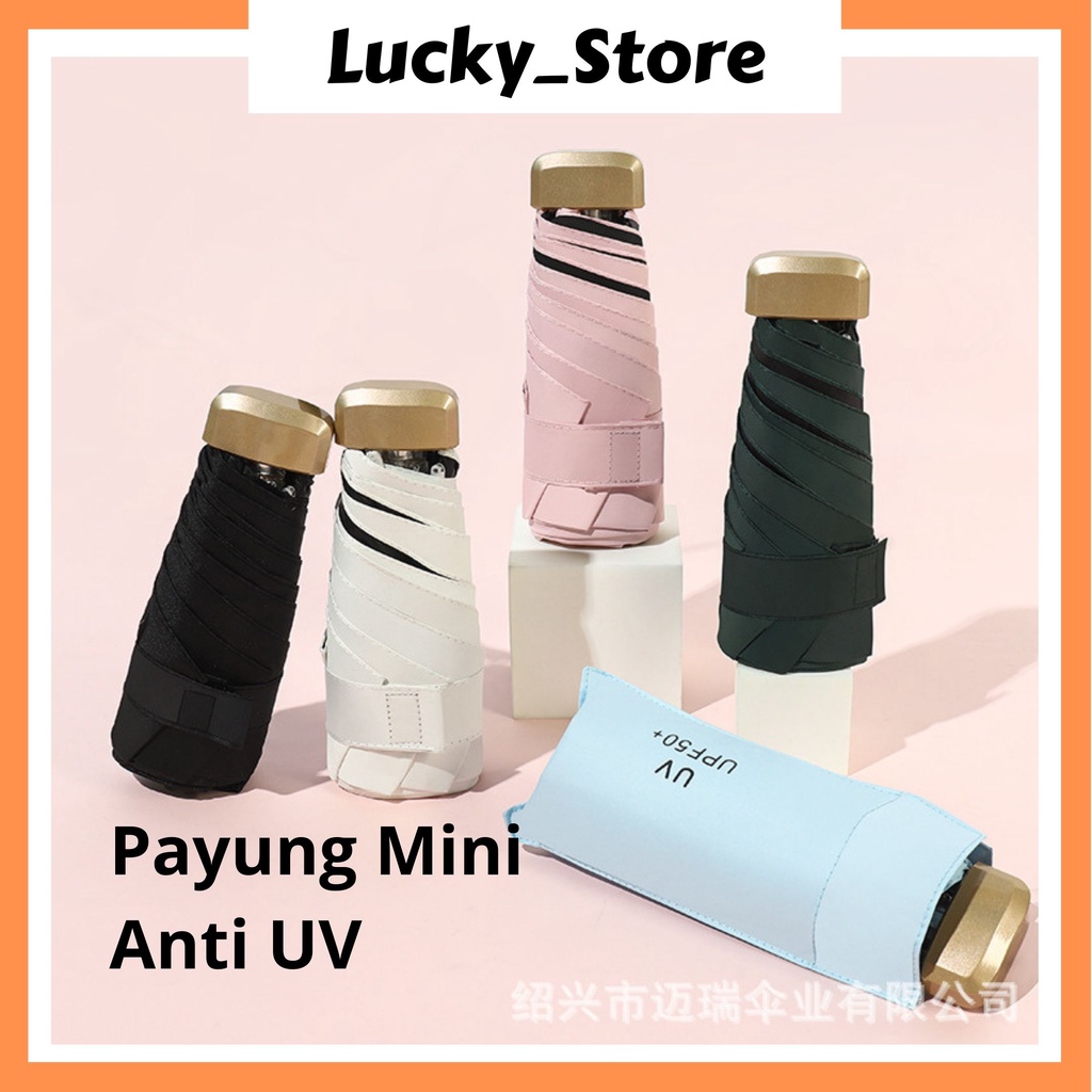 Jual Payung Lipat Mini Anti UV Payung Mini Cute Umbrella Mini Souvenir ...