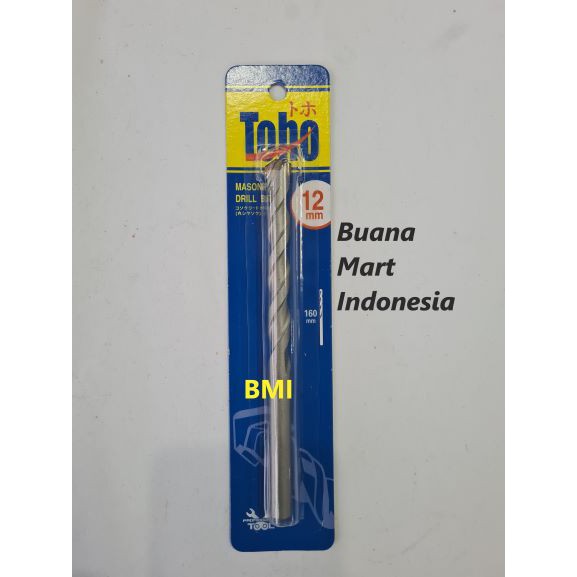 Jual Matabor Beton TOHO 12mm PREMIUM | Masonry Drill Mata Bor 12 mm ...