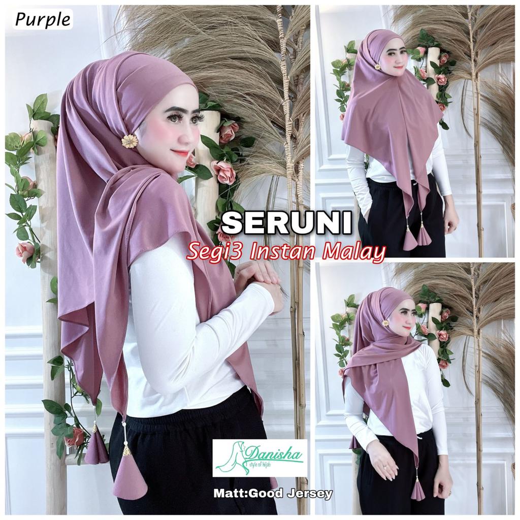 Jual Jilbab Segitiga Malay Jersey Seruni Ori Danisha Hijab BY ...