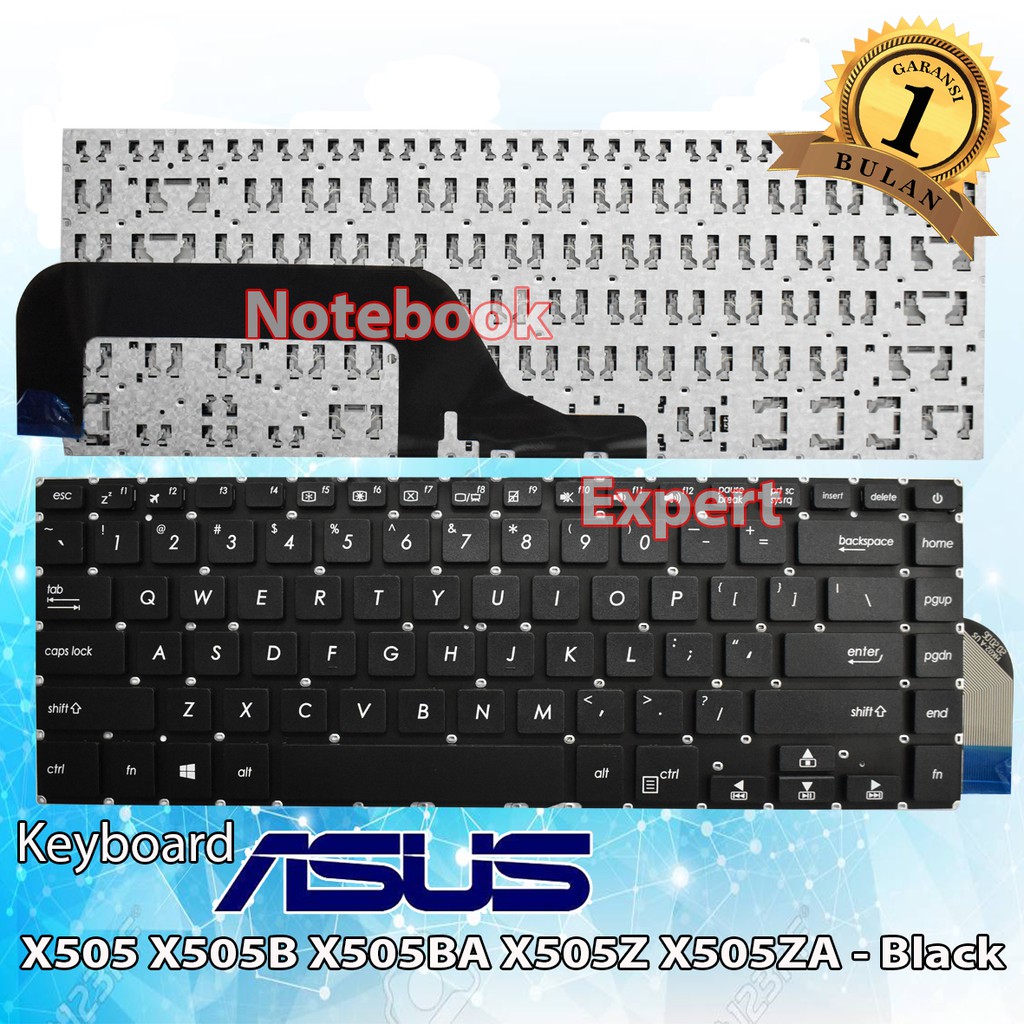 Jual Keyboard Asus X505 X505B X505BA X505Z X505ZA - Black | Shopee ...